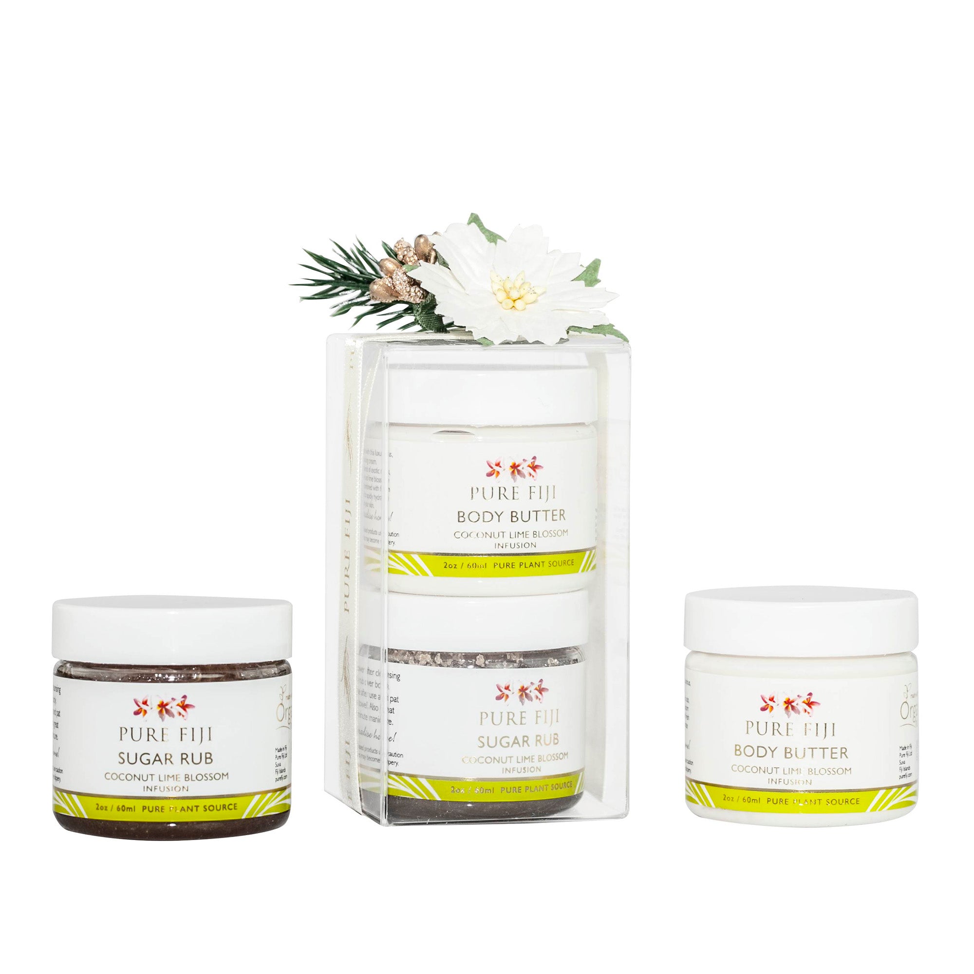 Xmas Mini Body Butter & Sugar Rub Moringa – Elilac Beauty